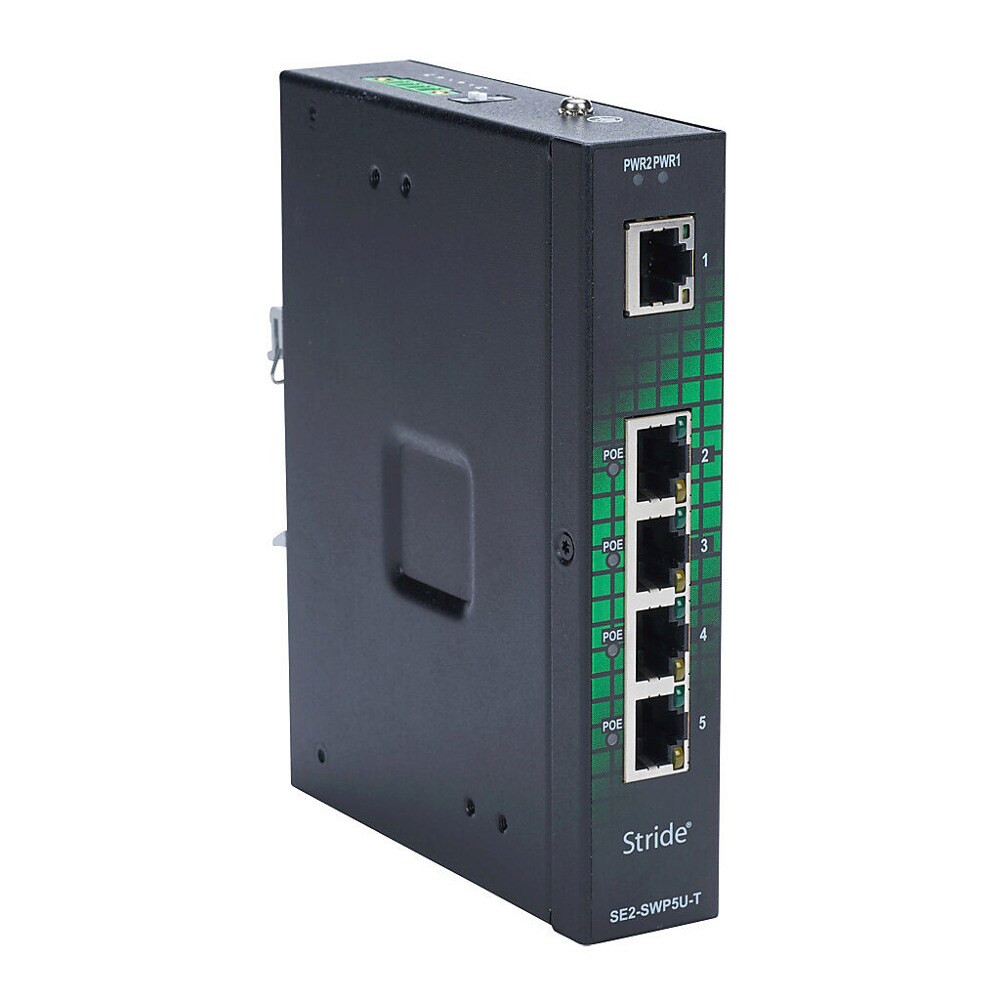 Li-Ion Tamer Ethernet Switch PoE, 4 Ports