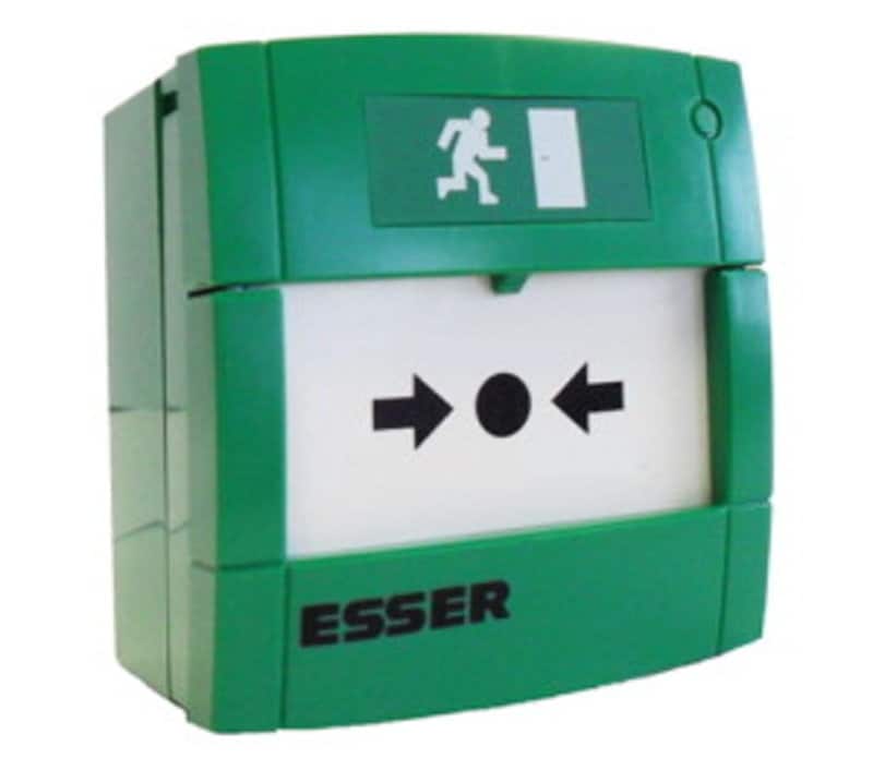 Déclencheur Manuel vert MCP4A-G000SF Double contact | ESSER by Honeywell