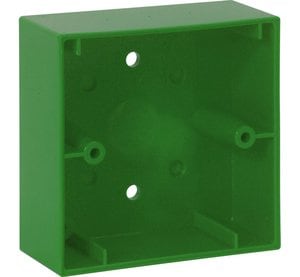 Surface mount housing for small MCP, green, similar to RAL 6002
