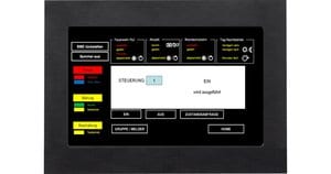 LCD Touch brandmeldpaneel 7 inch, inbouw